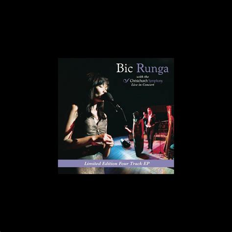 Bic Runga Live In Concert With The Christchurch Symphony Ep” álbum