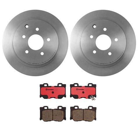 Brembo Oe Front Brake Kit Prem Nao Ceramic Padsprem Uv Coat Rotors
