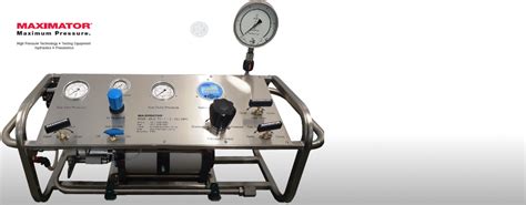 Maximator 10 000 Psi Gas Pressure Calibrator Maximator Australia