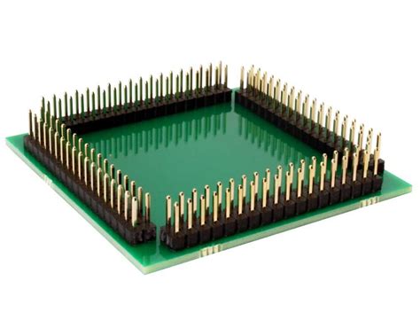 Freescale 68306 Socket Pinout Adapter In 144 Pin Tqfp Package