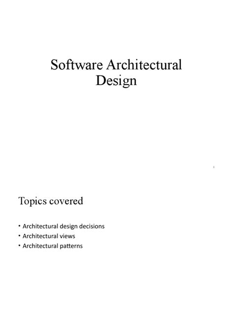 05 Sw Architecture Pdf Modelviewcontroller Conceptual Model