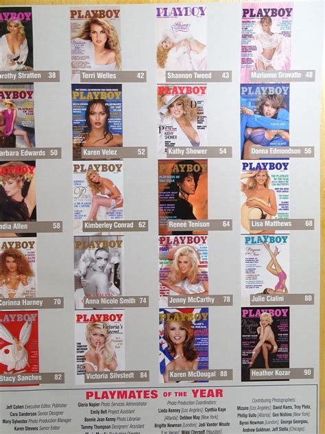 Playboy Magazine Playmates Of The Year 1960 2000 2001 Collectors