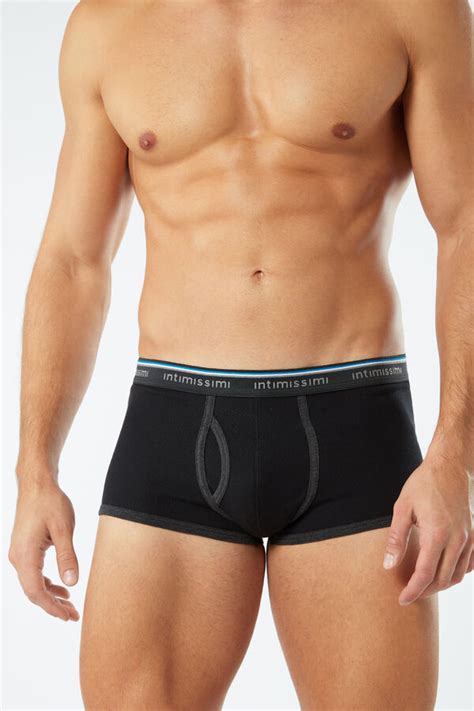 Logo Detailed Ribbed Stretch Cotton Boxers