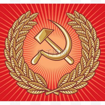 举着镰刀锤子eps素材图片 千库网