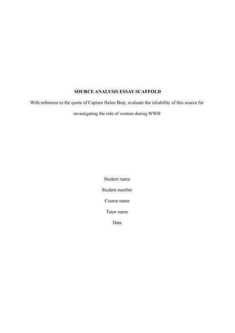 Australian Study Source Analysis Essay Scaffold 中文讲解 Source Analysis Essay Scaffold With Australian Study Source Analysis Essay Scaffold 中文讲解 Source Analysis Essay Scaffold With