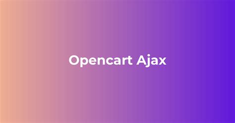 Opencart Ajax Webkul Blog