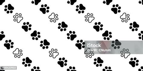 개 발 원활한 패턴 발자국 고양이 프랑스어 불독 아이콘 벡터 강아지 새끼 고양이 만화 낙서 고립 된 타일 배경 반복 벽지 일러스트 디자인 클립 아트 발톱 달린 발에 대한