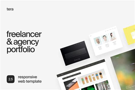 Tera Modern Responsive Html Template A Responsive Html5 Portfolio