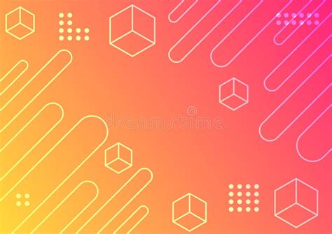Abstract Gradient Geometry Shape Background Concept Stock Vector