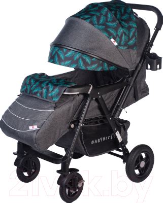Babyhit Sense Plus (Grey Leaf) Детская прогулочная коляска книжка ...