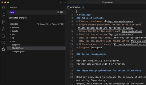 Sync Code From Design Converter Coding Assistant By Dhiwise