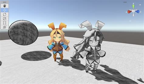 【unity】デッサン風シェーダー うさぎ流星群 Booth