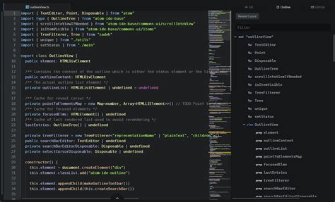 Atom Ide Outline