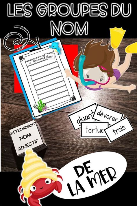 Le groupe du nom les différents types French resources Activities Teaching resources