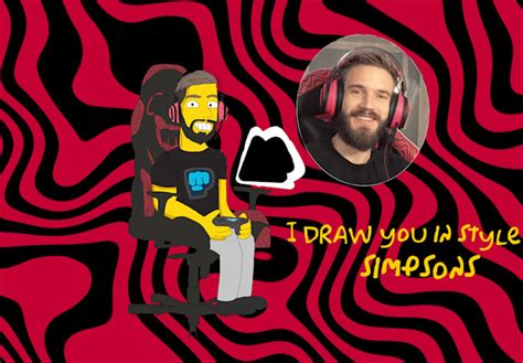Draw In Style Simpons By Basemshawki Fiverr