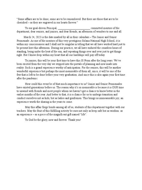 Opening Remarks Js Prom Pdf Opening Remarks Js Prom Pdf