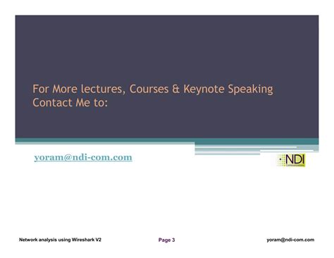 Lesson 2 Network Analysis Using Wireshark Introduction To Cellular Feb