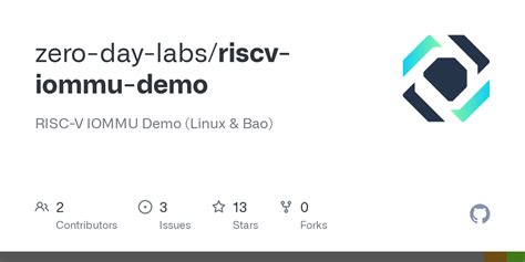 Github Zero Day Labsriscv Iommu Demo Risc V Iommu Demo Linux And Bao