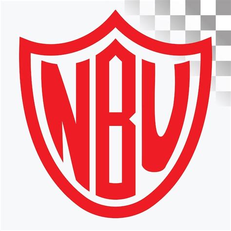 Premium Vector Nbu Letter Logo Design
