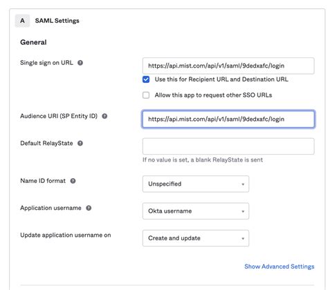 Configuring Okta Admin SSO Mist