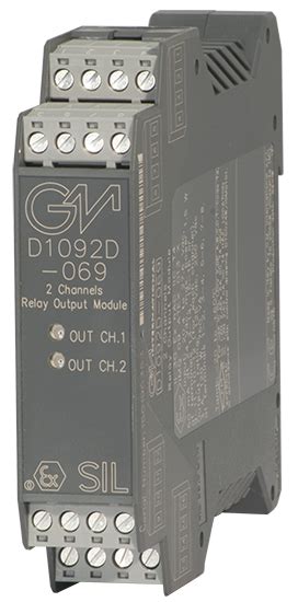 Sil 3 Relay Output Module Din Rail Model Muhrak محراك