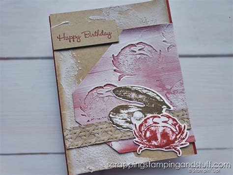 How To Use Texture Paste For Card Making