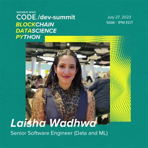 Mansi Aggarwal On Linkedin Wwcodedevsummit Blockdatapy