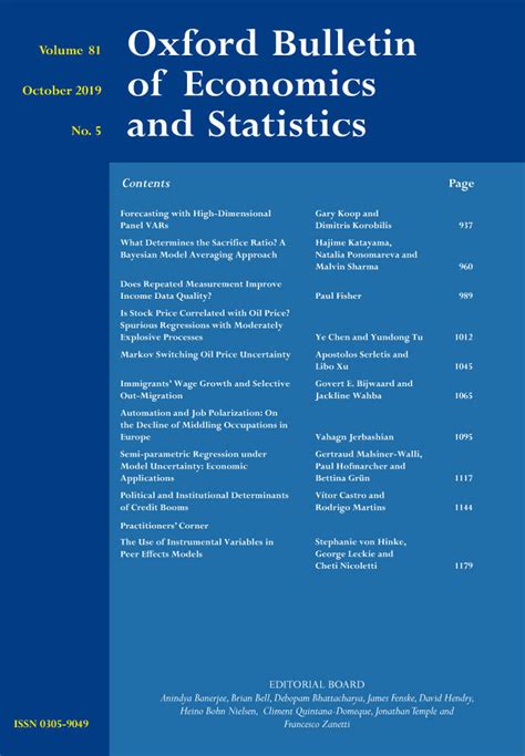 Forecasting With High‐dimensional Panel Vars Koop 2019 Oxford
