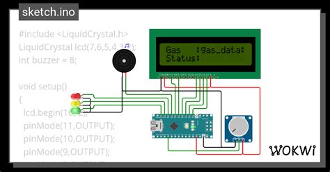 Sensor Gas Nita Salsabila Xii Ipa 1 Wokwi Esp32 Stm32 Arduino Simulator