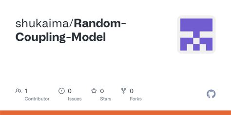 Github Shukaimarandom Coupling Model