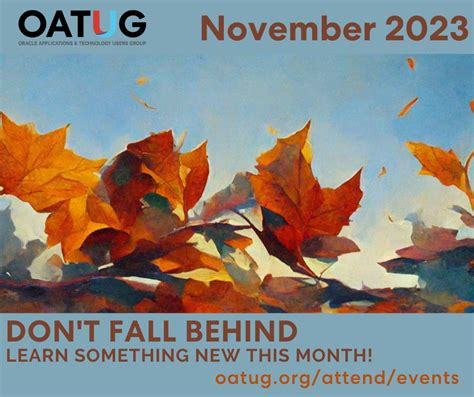 Oracle Applications And Technology Users Group Oatug On Linkedin Dont Fall Behind In Your