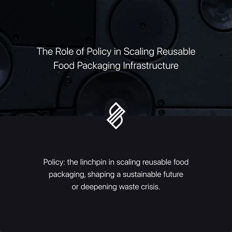 The Role Of Policy In Scaling Reusable Food Packaging Infrastructure Scenario