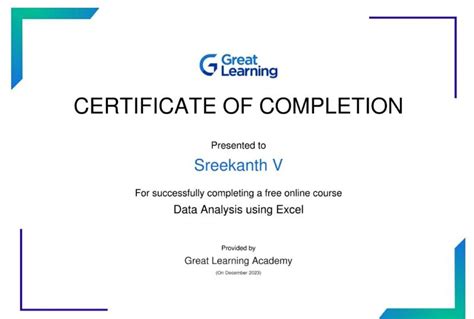 Sreekanth V On Linkedin I Have Successfully Completed The Data