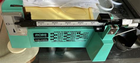 Rcbs Ohaus Model 5 10 Precision Reloading Powder Scale 09070 Micro Meter Poise Values Mavin