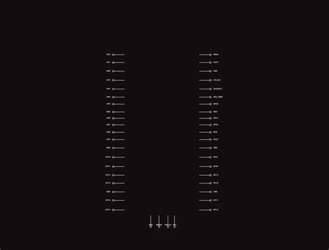 Schematic Symbol For Rp2040 Pico Raspberry Pi Pico Outline