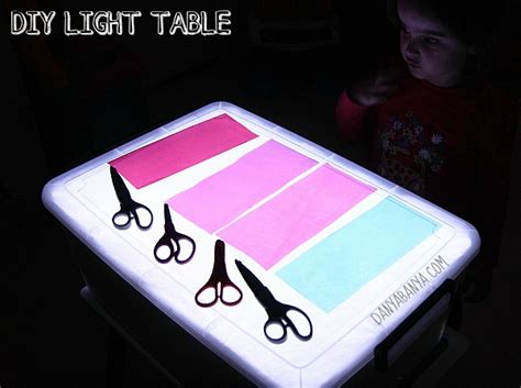 DIY Light Table Danya Banya
