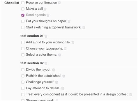 Checklist Template Sections Checklists Plugin Documentation