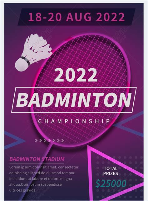 배드민턴 스포츠 전단지 포스터 이미지 사진 466867993 무료 다운로드