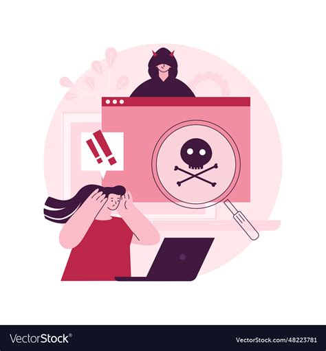 Malware Abstract Concept Royalty Free Vector Image