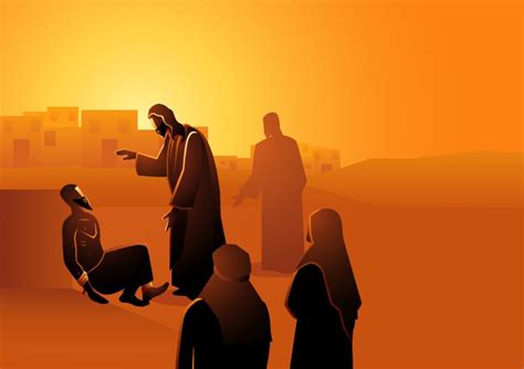 Jesus Leper Vector Images 9
