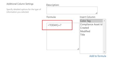using calculated value for date field in microsoft list microsoft