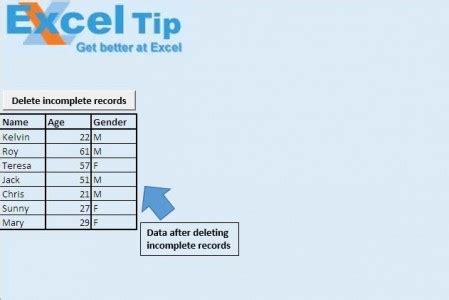 Delete Rows With Blank Cells In A Certain Column Using VBA In Microsoft Excel