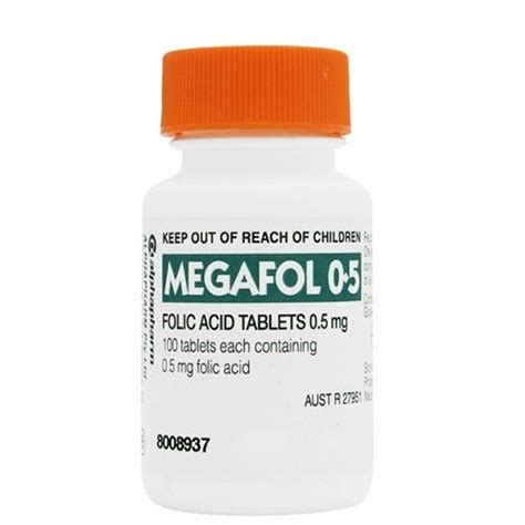 MEGAFOL 0.5 100 Tablets – Discount Chemist