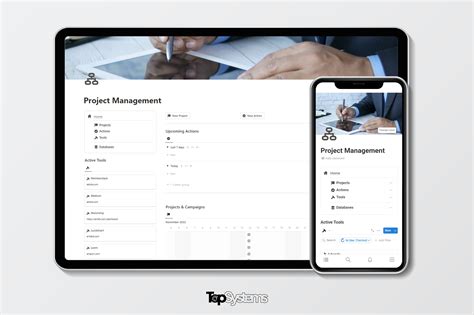 Project Management Notion Template TopSystems Io