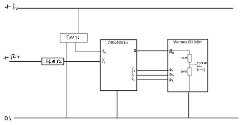 Esp8266 Raising Ground Level Of Wemos Adc From Multiplexer