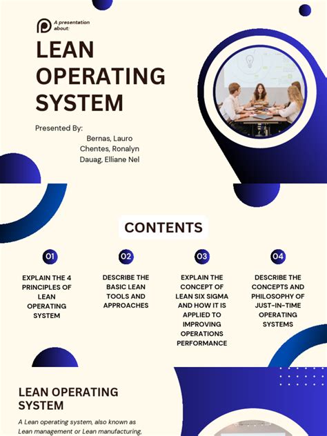 Lean Operating System Pdf Lean Manufacturing Six Sigma