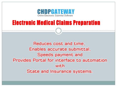 Online Electronic Claim Submittal Portal For The Medi Cal Chdp Green Confidential Screening