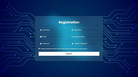 How To Create A Registration Form In HTML CSS