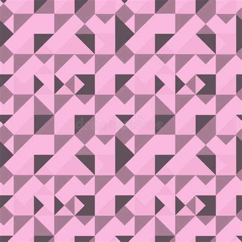 Abstract Seamless Geometric Background Pattern Of Triangles And