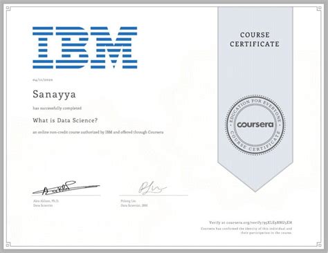 Sanayya On Linkedin Courses Coursera Specialization Datascience Python Ceritificate
